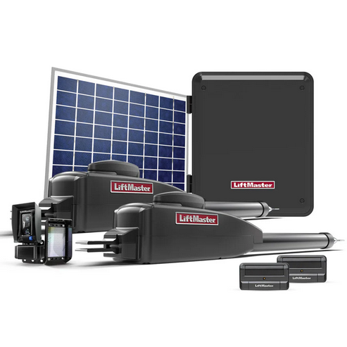 LiftMaster LA412PKGUL Dual Solar Swing Gate Opener — Delos Santos ...